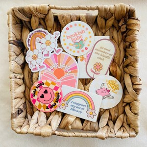 Pretty Girls Read Books Sticker Vinyl Sticker, Laptop Sticker, Book ...