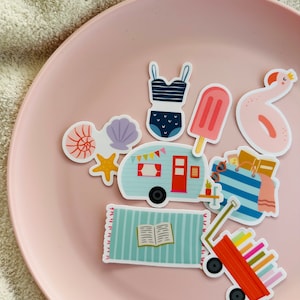 Sweet Summertime Sticker Pack Kindle Sticker Vinyl Stickers, Book ...