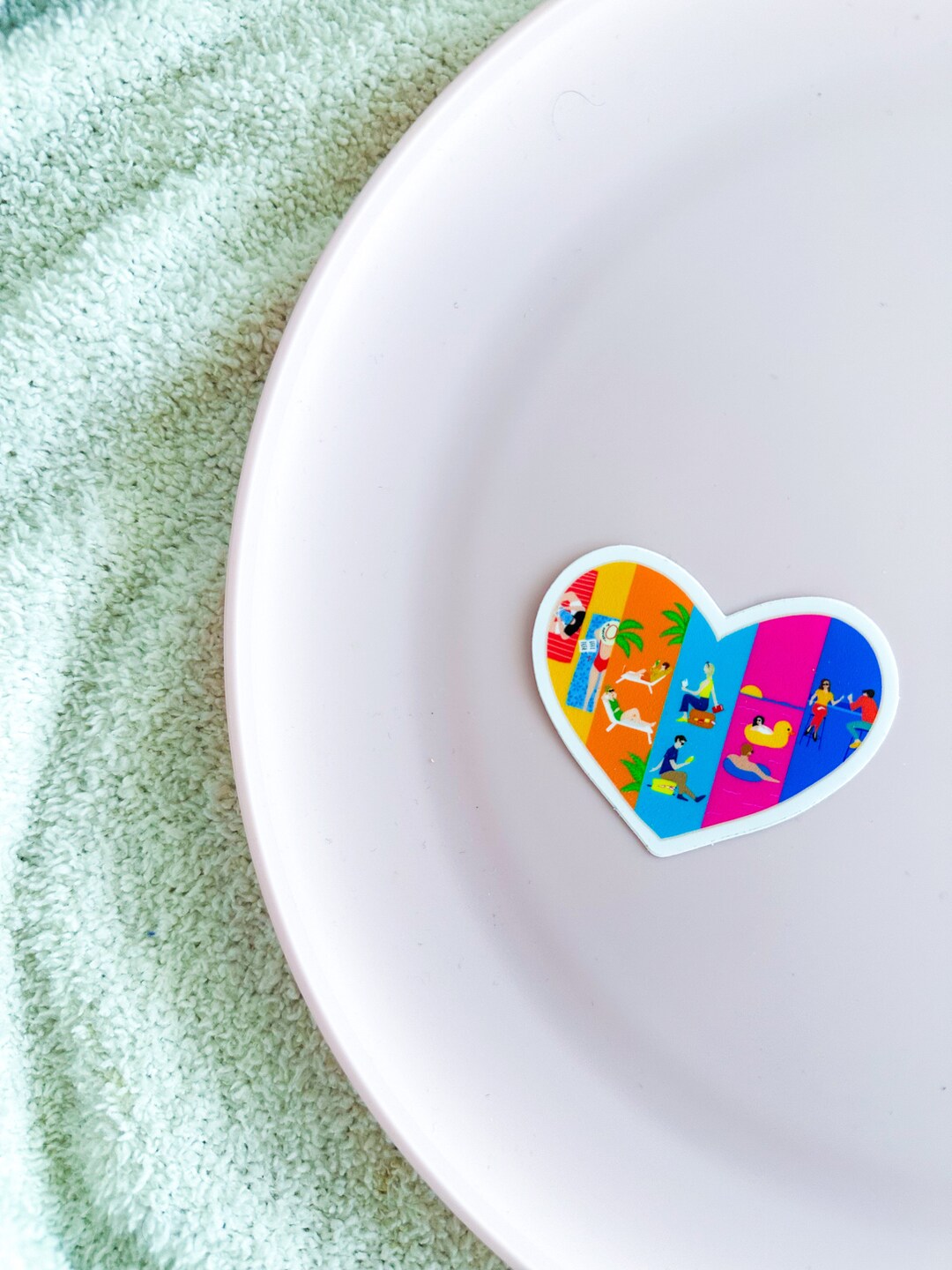 Emily Henry Heart Sticker | Vinyl Sticker, Laptop Sticker, Book ...