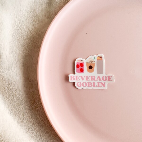Beverage Goblin Sticker - Etsy