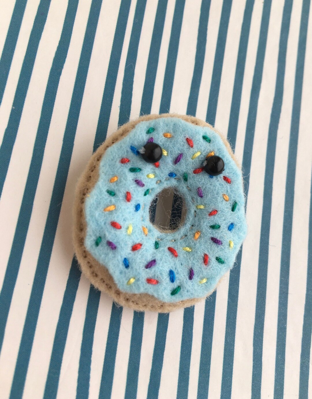 Doughnut Pin Brooch Donut Felt Badge Donuts Cute Kawaii Cake Baking ...