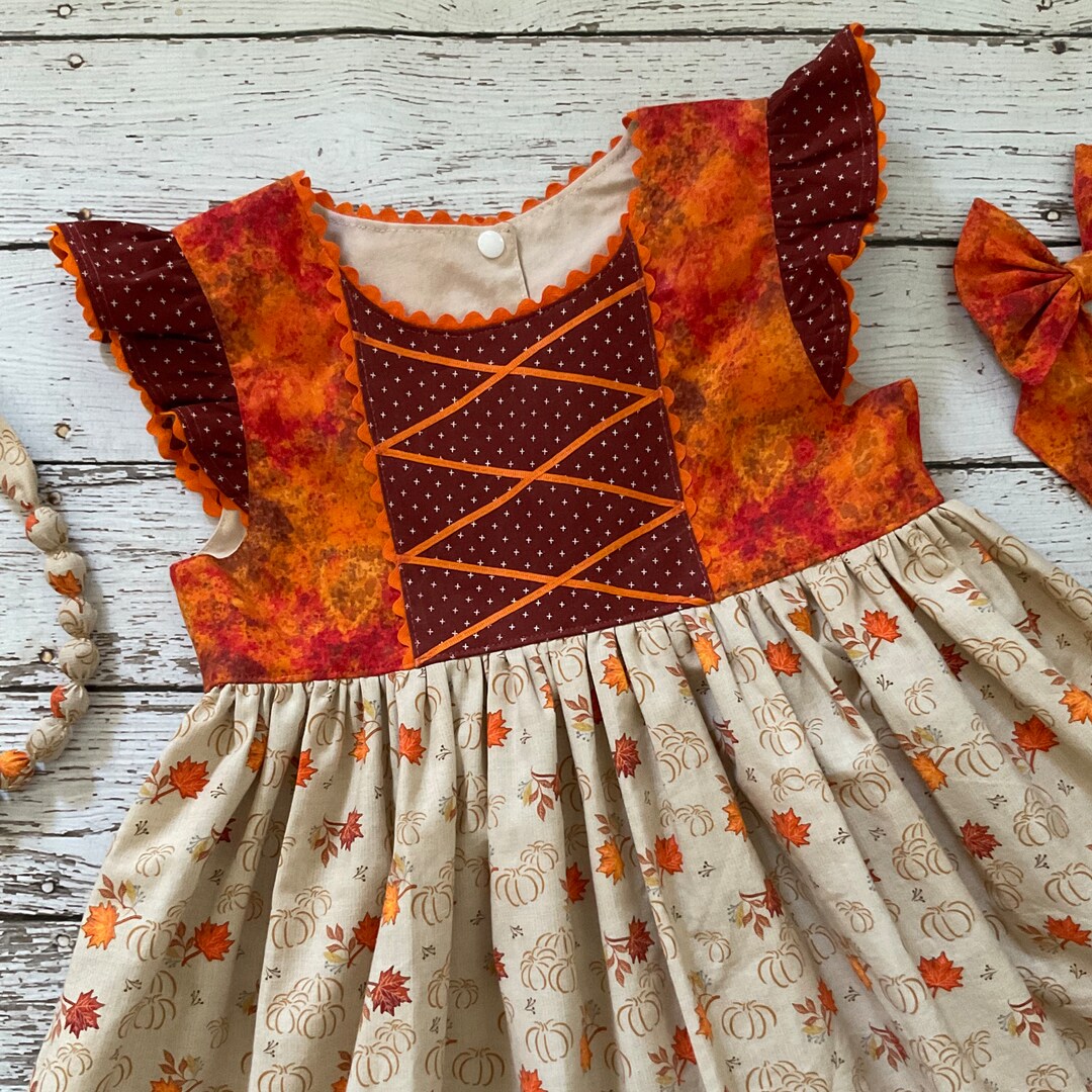 Crispy Autumn Leaves Dirndl Inspired Judy Lou Clothing Corset - Etsy