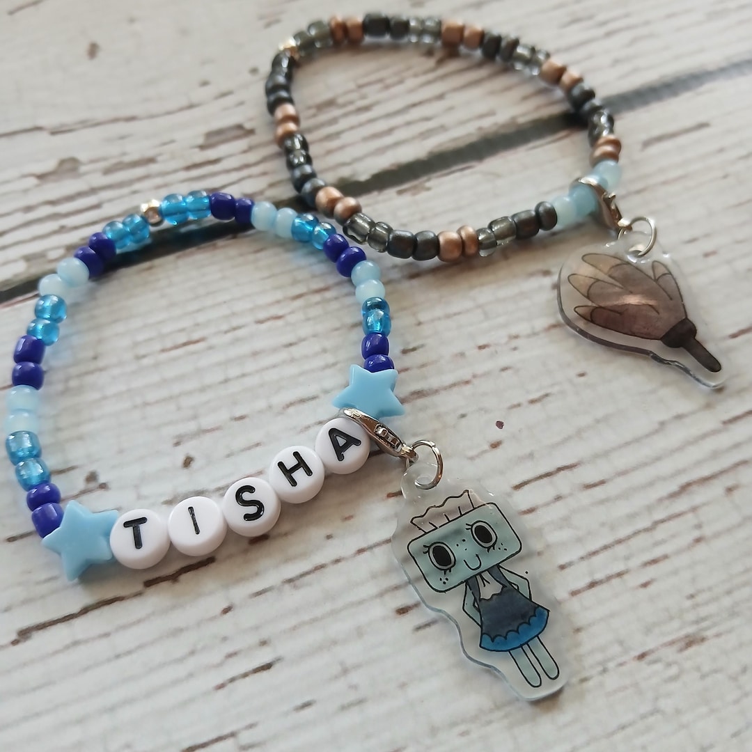 Dandy’s World Inspired Bracelet With Charms, Tisha the Tissue Box ...