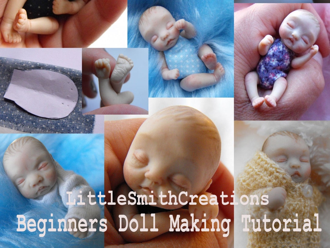 Beginners Doll Making Tutorial for OOAK Polymer Clay Art Dolls - Etsy