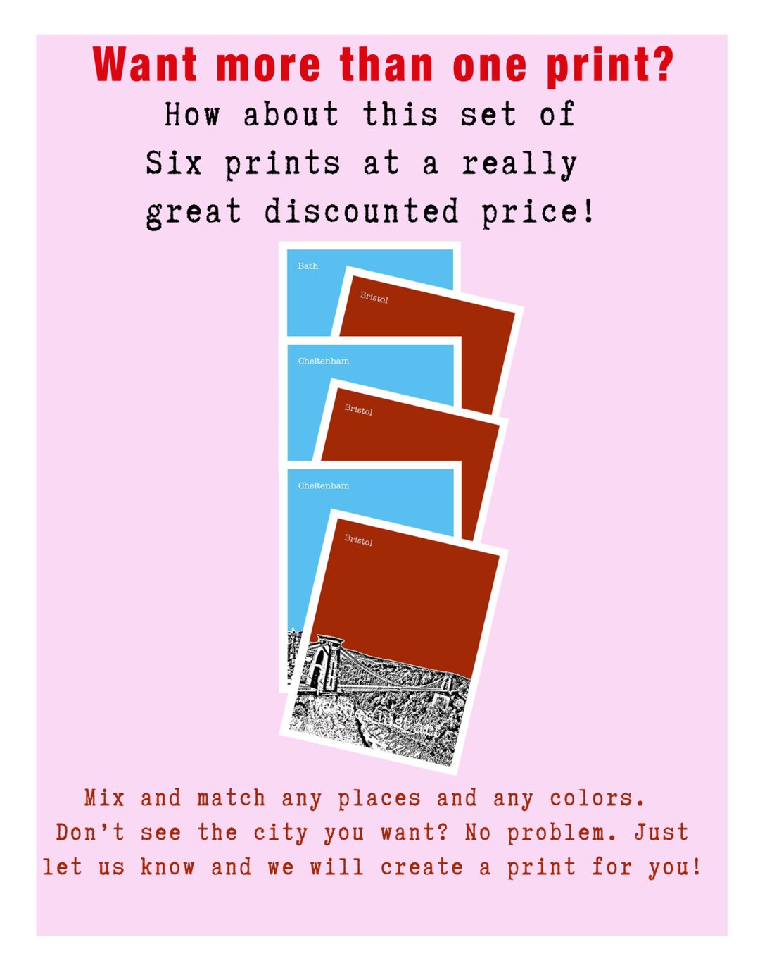 6 Pack Art Print A4 Size Poster Multipack. Choose Any Six Prints in Any ...