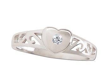 Little Girls Diamond Ring - Etsy