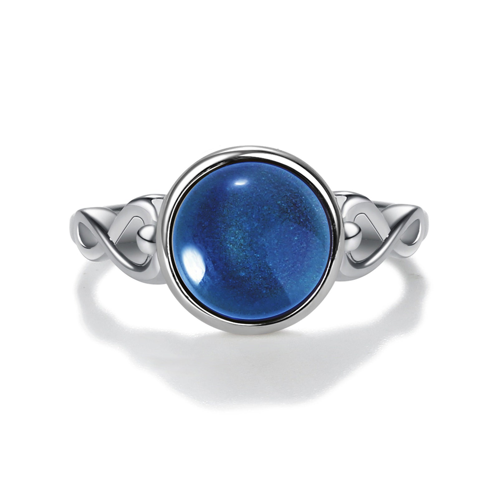 Sterling Silver Mood Ring Changes Colors Indicating Your Mood - Etsy