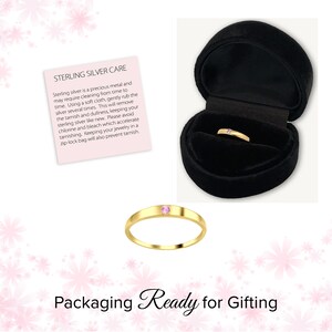 Children's 14K Gold-plated Baby Ring Toe or Pinky Ring - Etsy