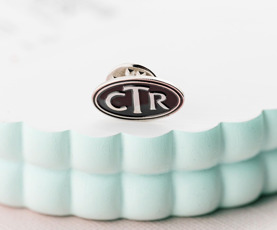 CTR Tie Pin or Lapel Pin "choose the Right" LDS Baptism Gift - Etsy