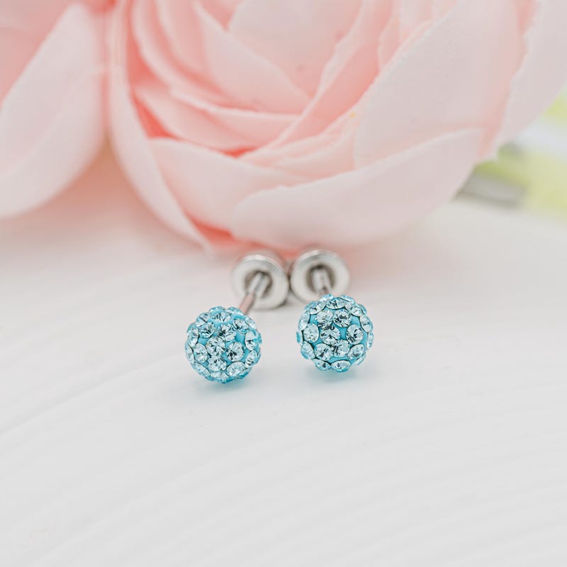 Baby Crystal Ear Rings - Etsy