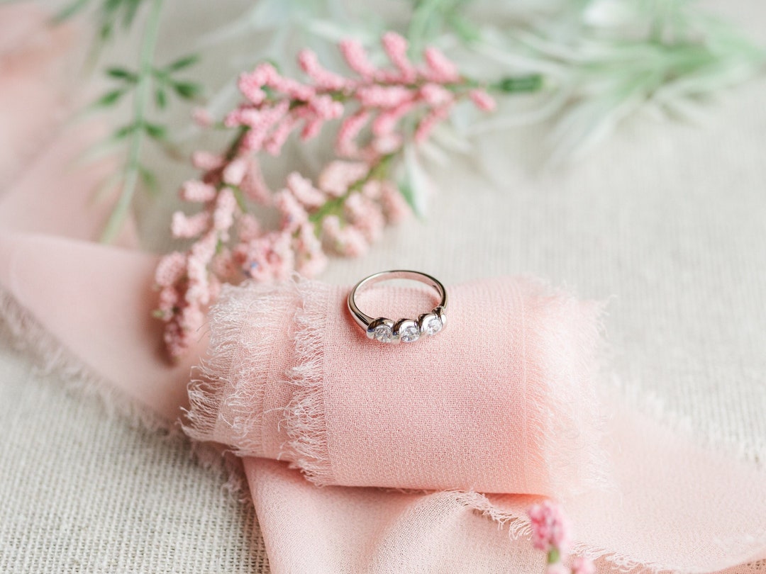 Sterling Silver Baby Ring With Three Czs for Infants, Newborns ...