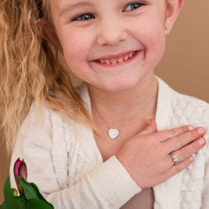 Little Girls Sterling Silver Clear Crystal Butterfly Ring With ...