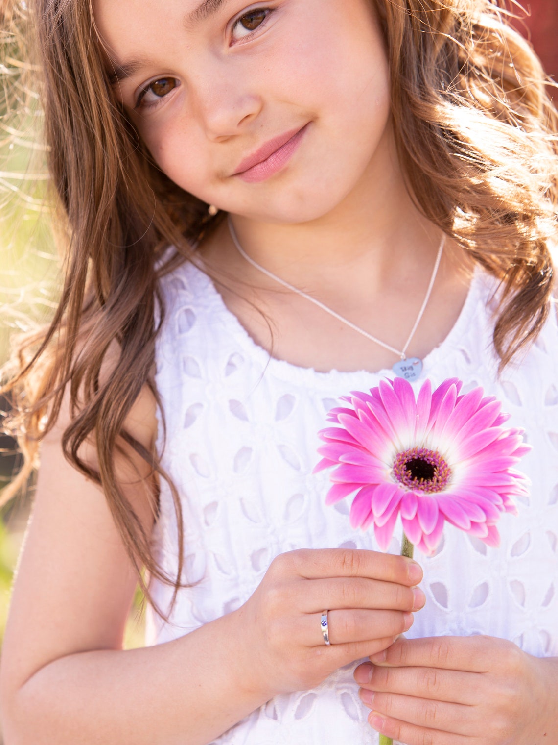 Children's Sterling Silver Baby Ring Pinky Ring With | Etsy