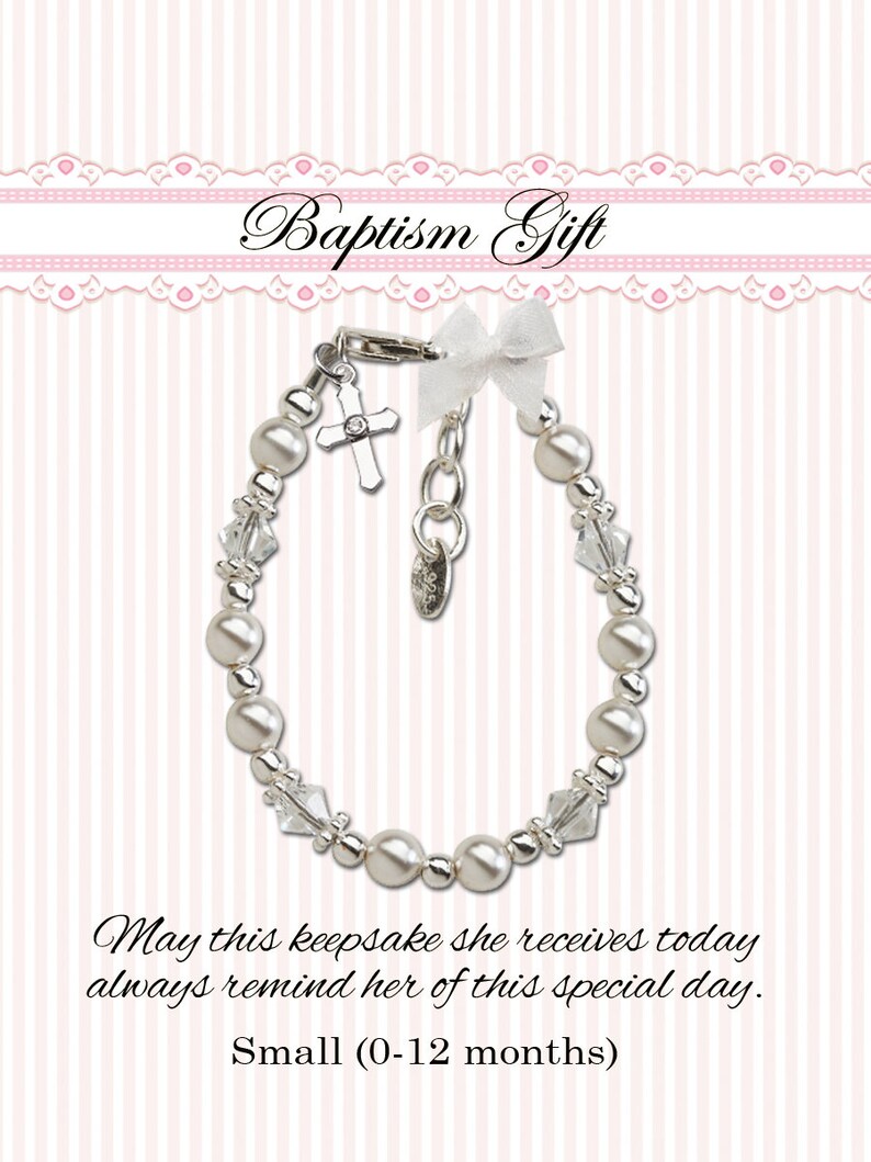 Personalized Sterling Silver Baptism or Christening Cross | Etsy