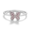 Little Girls Sterling Silver Baby Ring, Kids Twisted Rope Ring With CZ ...