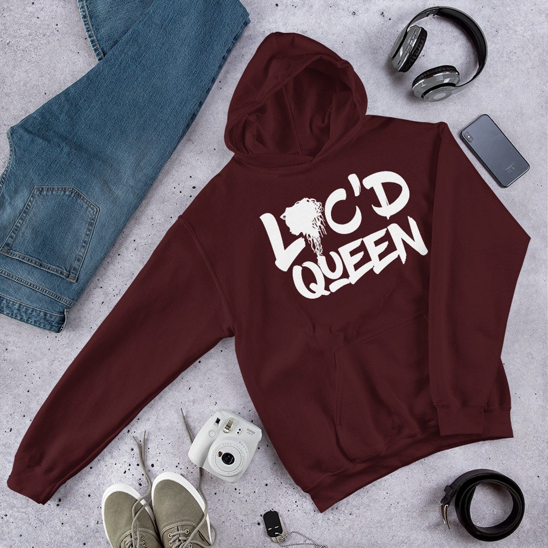 Locd Queen Hoodie, Locd Queen Shirt, Loc Appreciation Shirt, Unisex ...