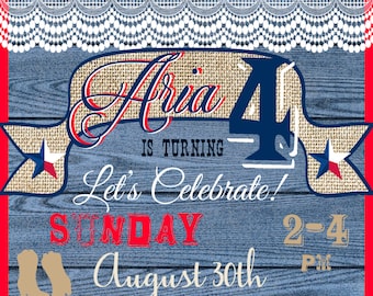 Printable Texas Baby Shower Party Invitation Texas Theme Baby Shower ...