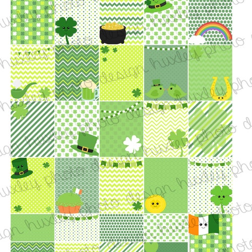 St Patrick's Day Planner Stickers Printable March Kit - Etsy