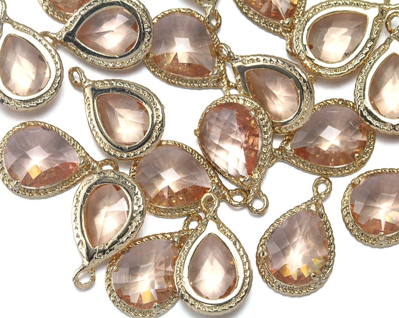 10% OFF 10 Pieces . Champagne Glass Pendant . Wholesale - Etsy