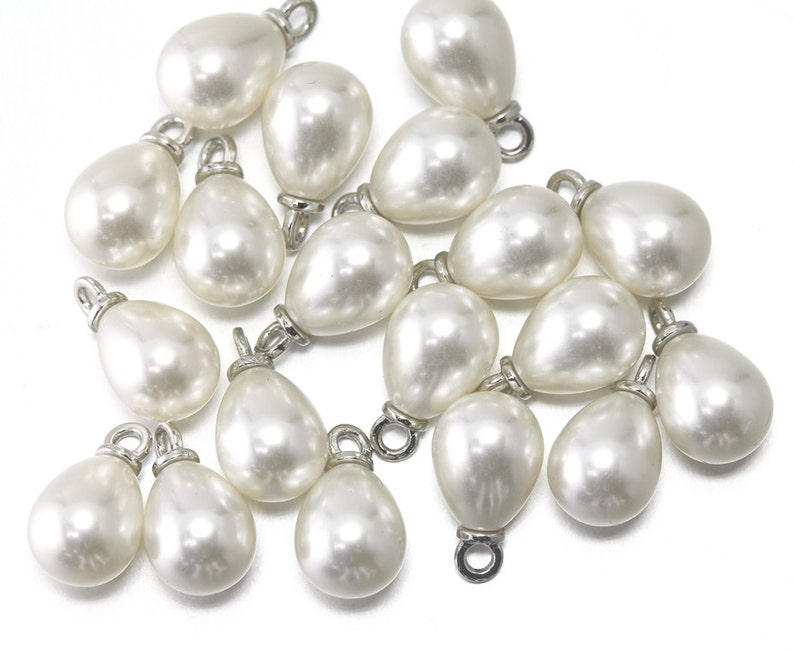 14mm X 8mm Teardrop Pearl Pendant . Wedding Jewelry, Bridal Jewelry ...