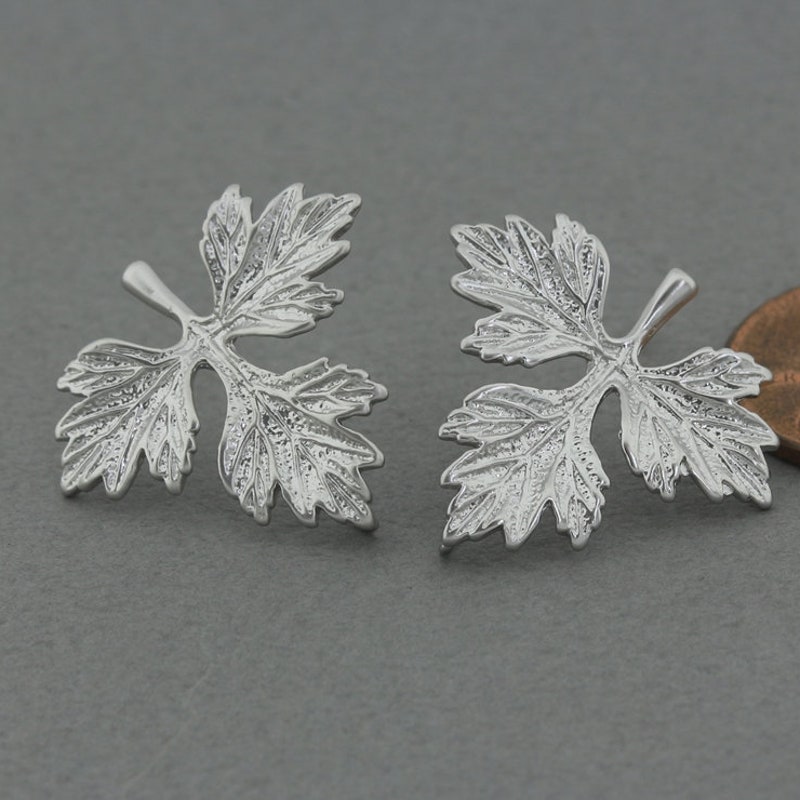Silver Maple Leaf - Etsy