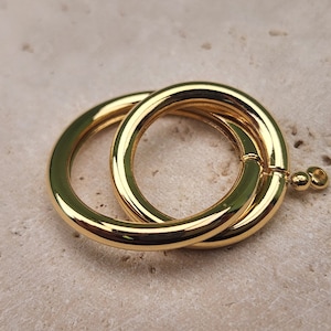 Round Pendant . Jewelry Craft Supplies . Polished Plated / 2 Pcs - Item ...