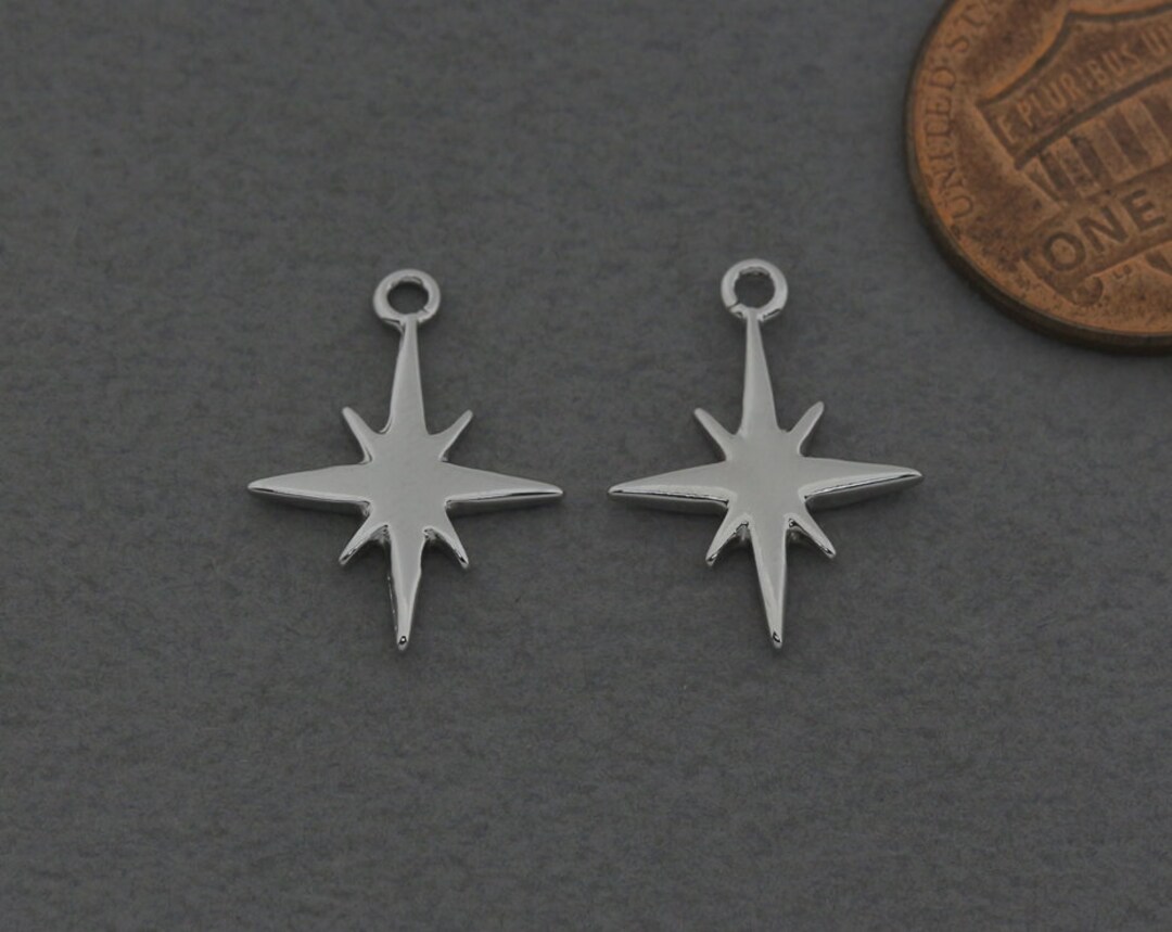 Colgante de latón con forma de estrella (grande). Suministros para ...