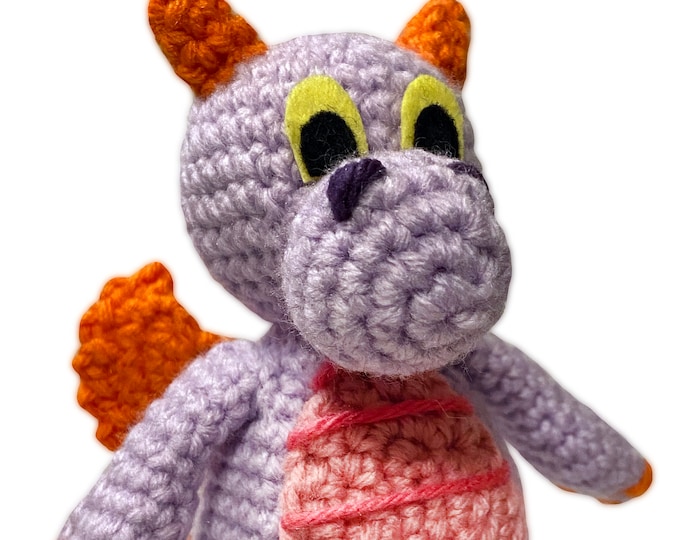 1982 Figment Dragon Figure From Epcot Center at Walt Disney World in ...