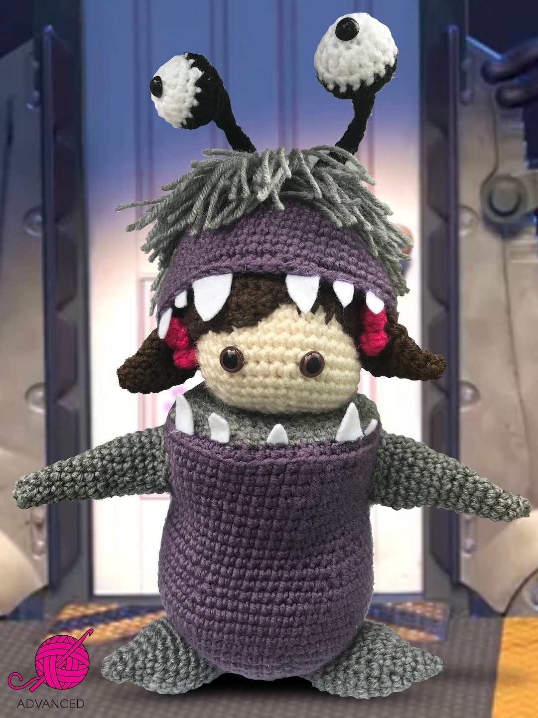 Monsters Inc. Boo Crochet PATTERN (not Actual Item) - Etsy