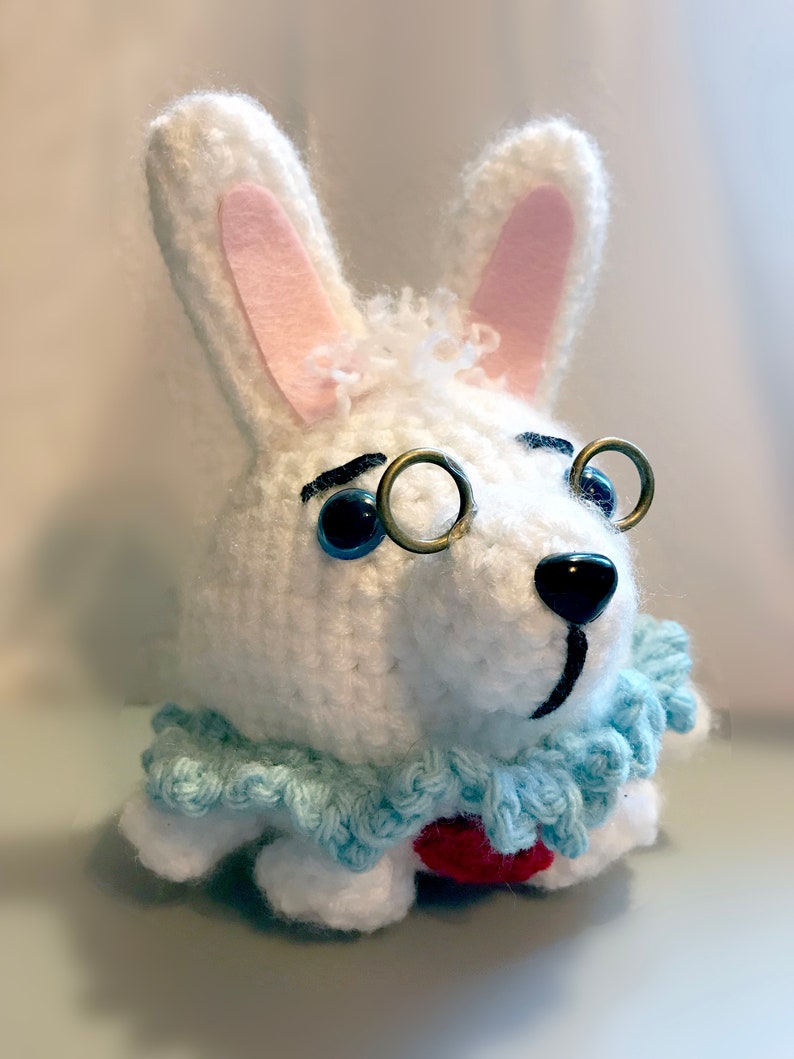 Alice in Wonderland's the White Rabbit Crochet PATTERN (not Actual Item ...