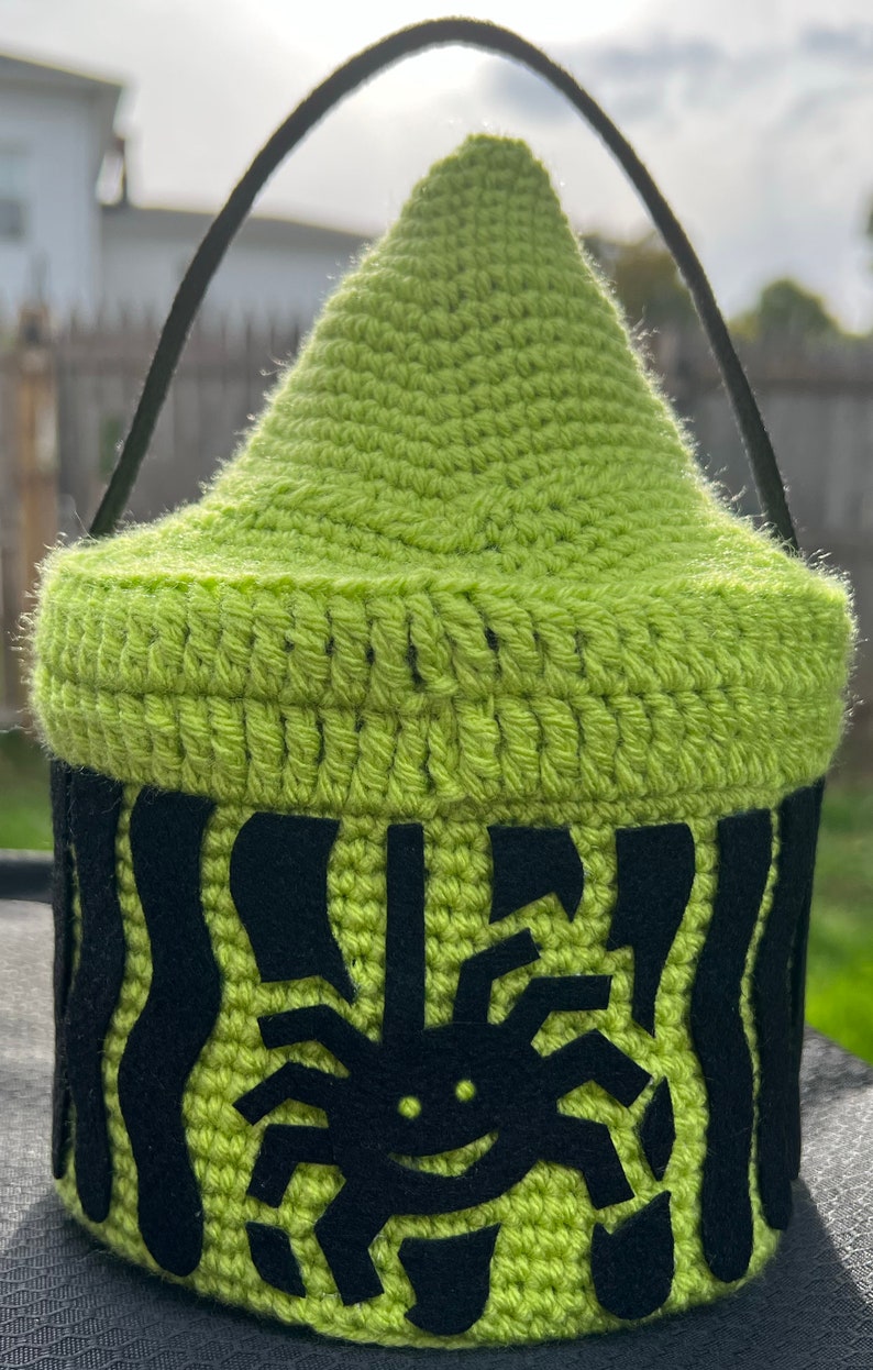 Witch Meal Bucket Crochet PATTERN - Etsy