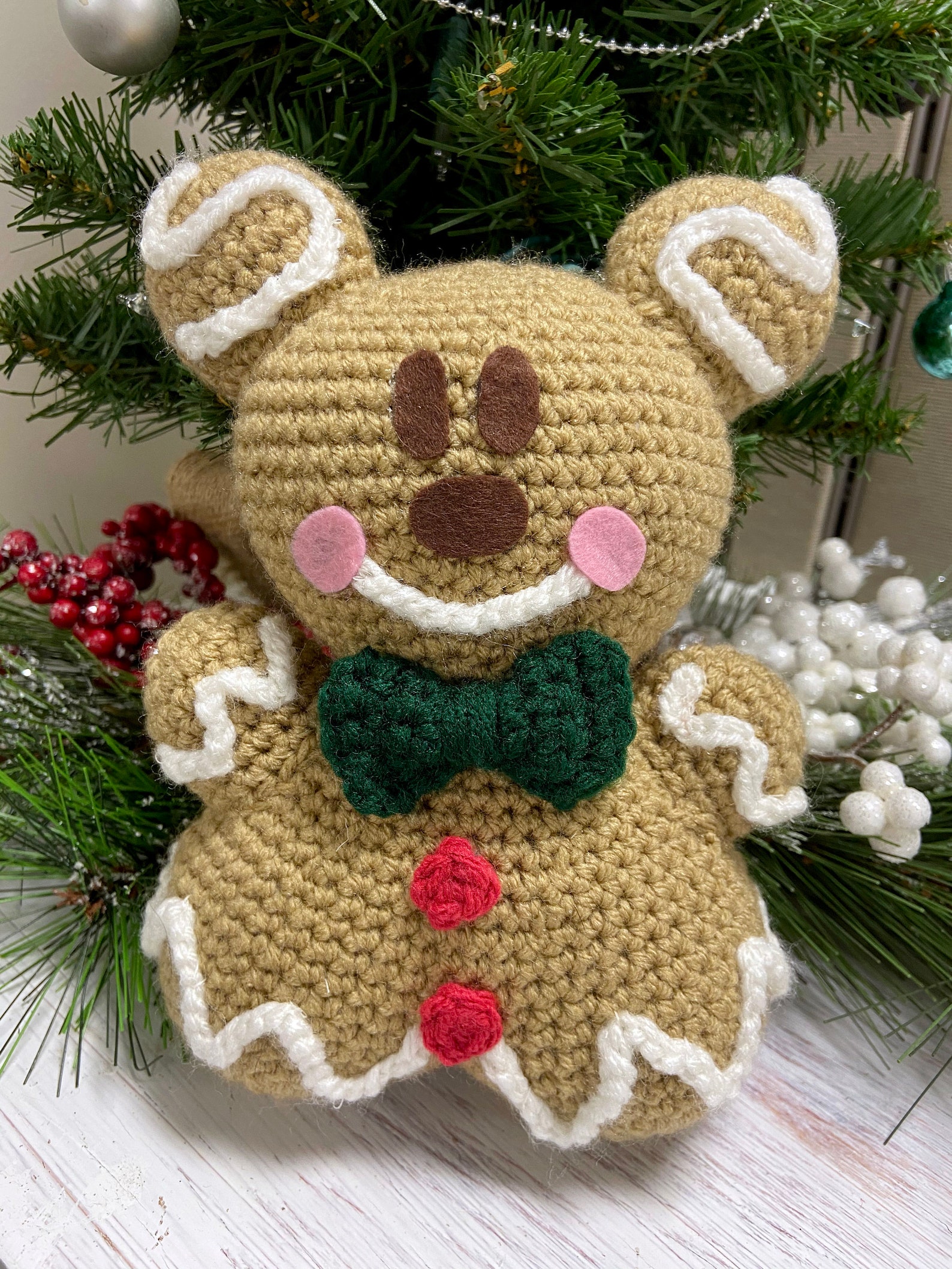 Mickey Gingerbread Man Crochet PATTERN (not Actual Item) - Etsy