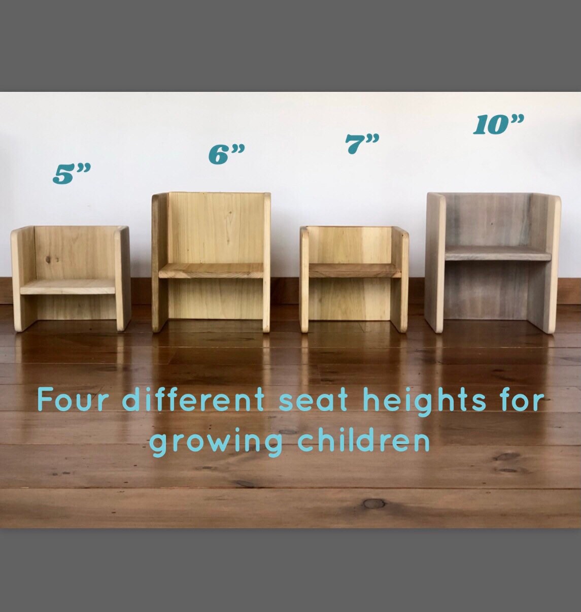 Cube Chair Set 1 Large 1 Small Montessori Table and Chair - Etsy Australia