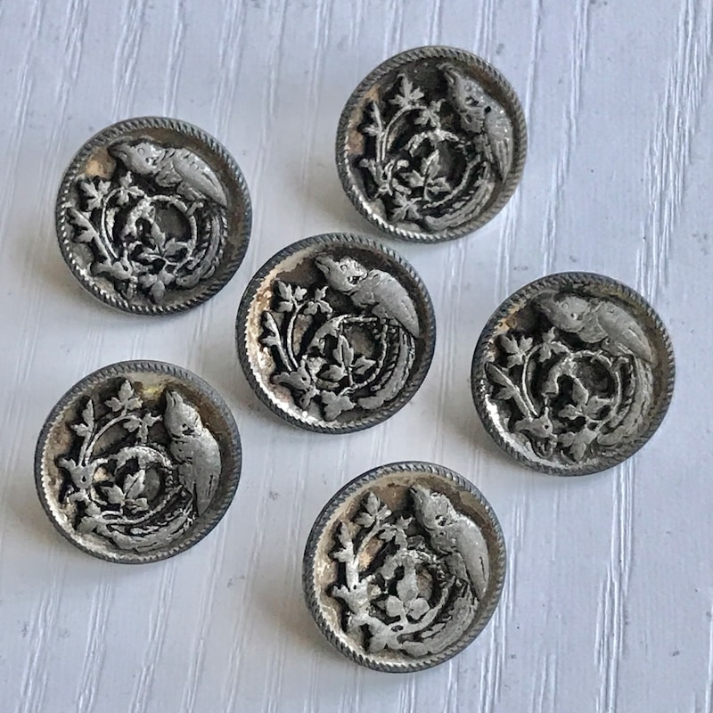 Pewter Buttons - Etsy