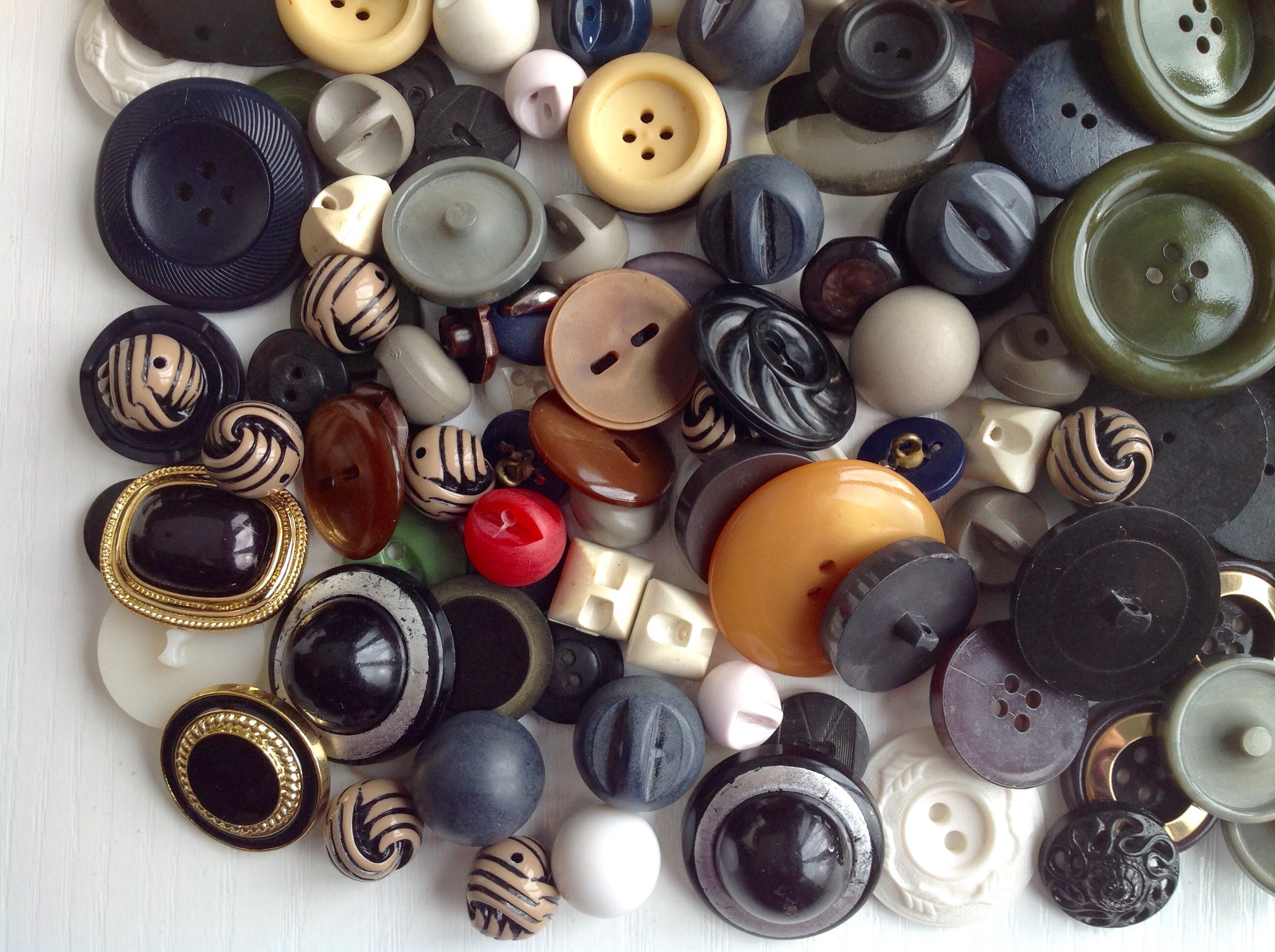 Vintage Button Lot Assorted 1/2 to 1 3/8 Over - Etsy UK
