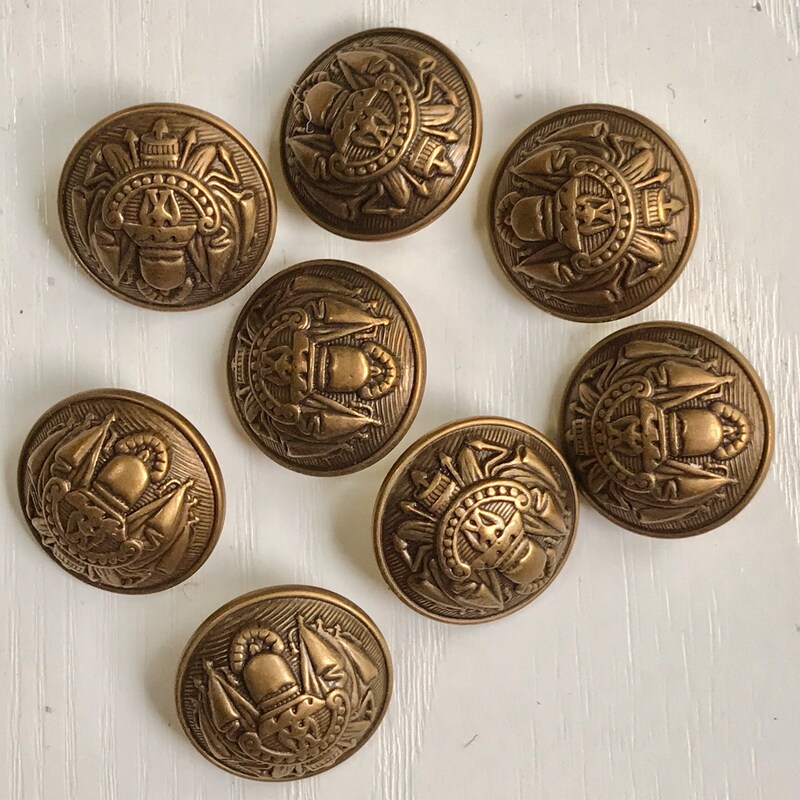 Embossed Buttons - Etsy