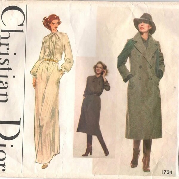 Vogue Christian Dior Patterns - Etsy