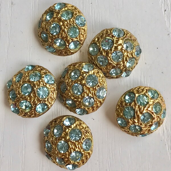 Rhinestone Buttons - Etsy