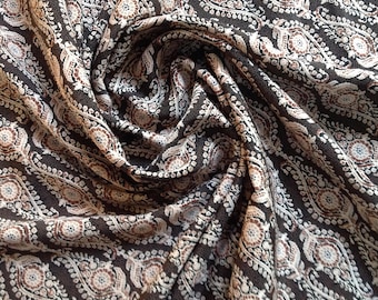 Brown Paisley Print | Etsy