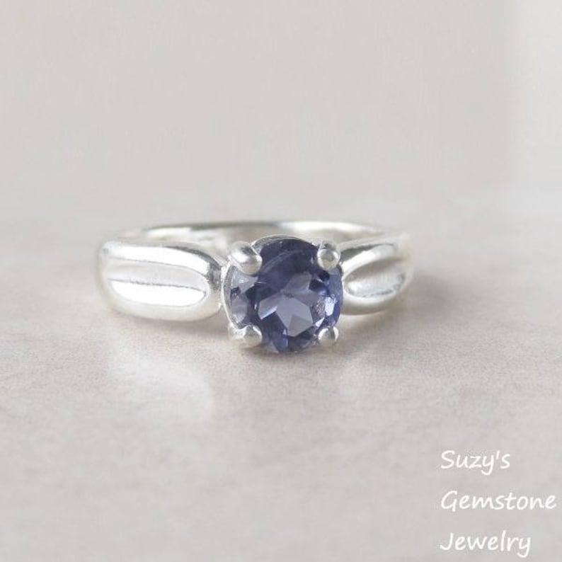 IOLITE water Sapphire Genuine Natural 6mm Round - Etsy Ireland