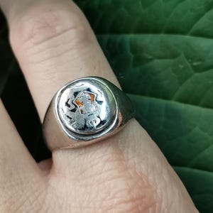 1900s Antique German Signet Ring, Coat of Arms Ring, City of Danzig ...