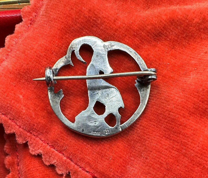 Antique German Hunter Brooch - Etsy