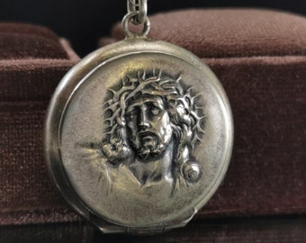 Jesus Locket - Etsy