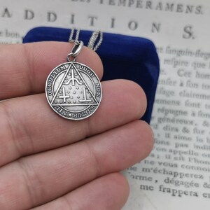 Antique Divine Triangle Medallion by Julius the Abbot Nil - Etsy