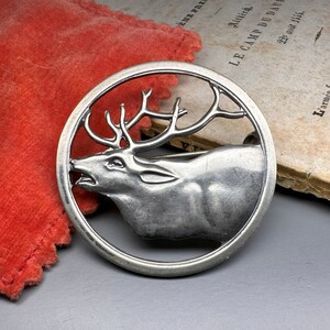 Silver Danish Hunting Brooch by Eiler & Marloe - Etsy