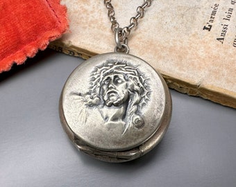 Jesus Locket - Etsy
