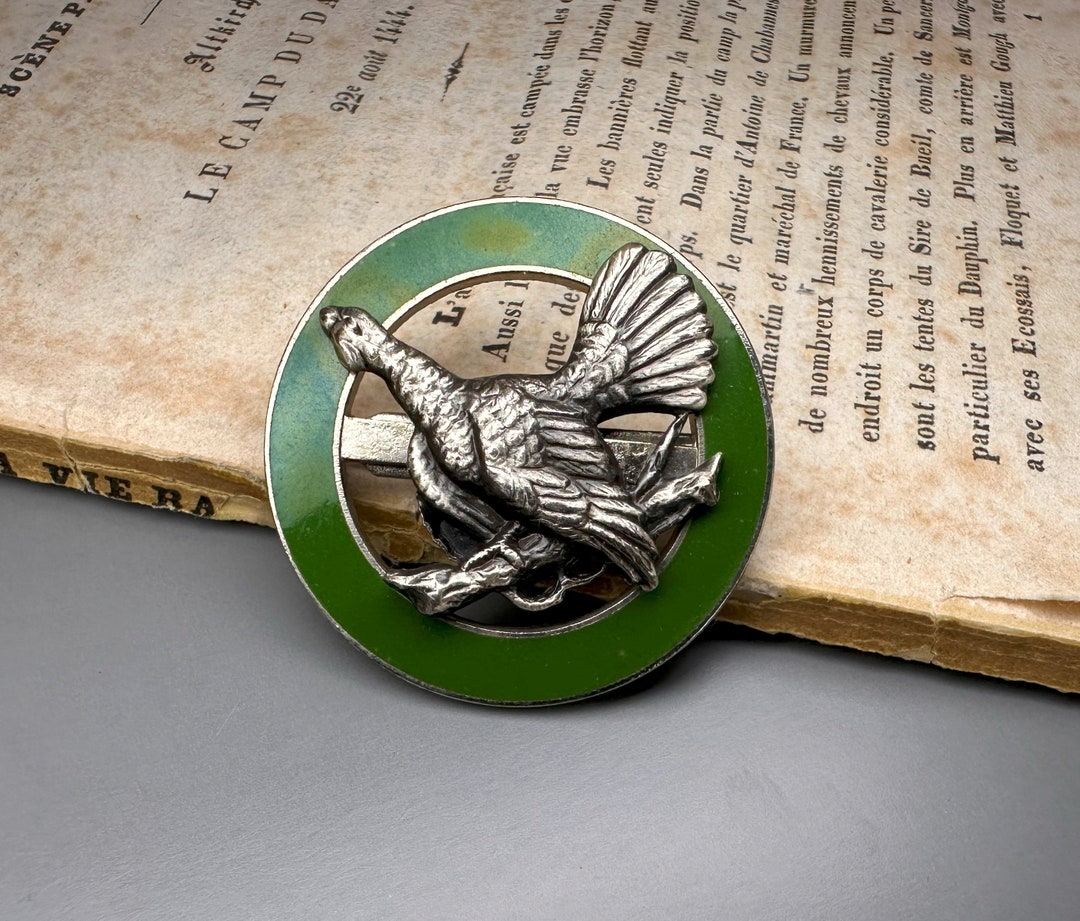 Vintage German Hunting Brooch - Etsy