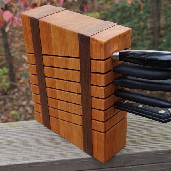 Knife Block - Etsy