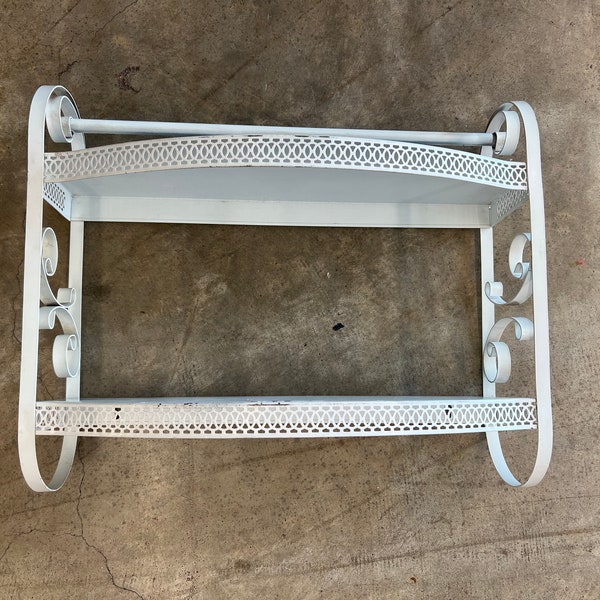 Vintage Metal Shelf - Etsy