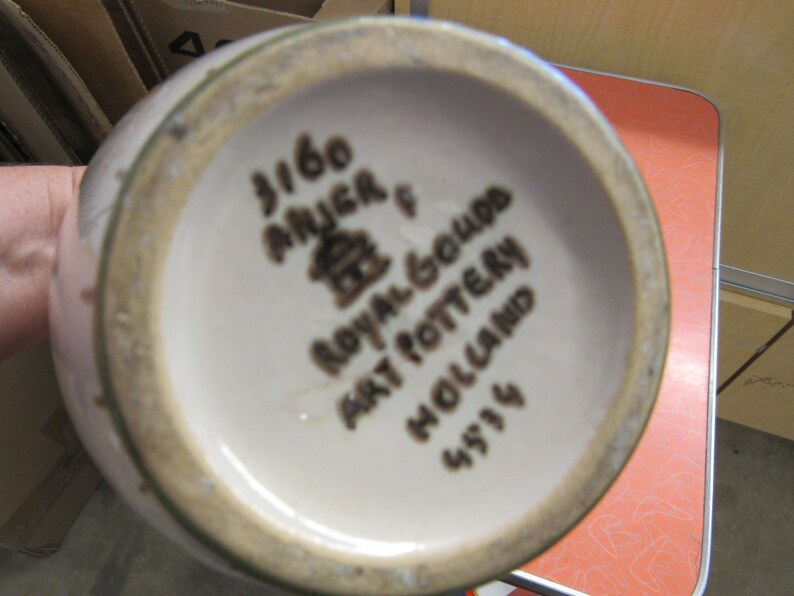 Hand Painted Royal Gouda Art Pottery Made in Holland - Etsy